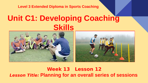 Unit C1 - Developing Coaching Skills | Teaching Resources