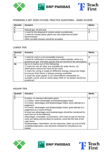 Renewable Energy and Electricity: Powering a Net Zero Future (GCSE ...