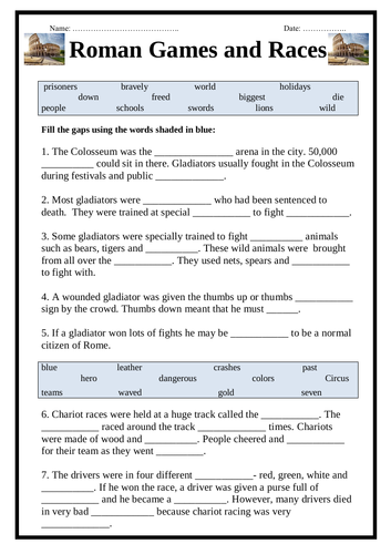 THE ROMANS - OVER 20 WORKSHEETS!! | Teaching Resources