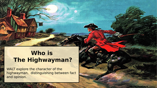The Highwayman Poem - UKS2 | Teaching Resources