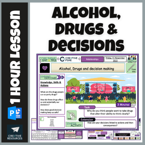 KS5 Drugs Alcohol PSHE | Teaching Resources
