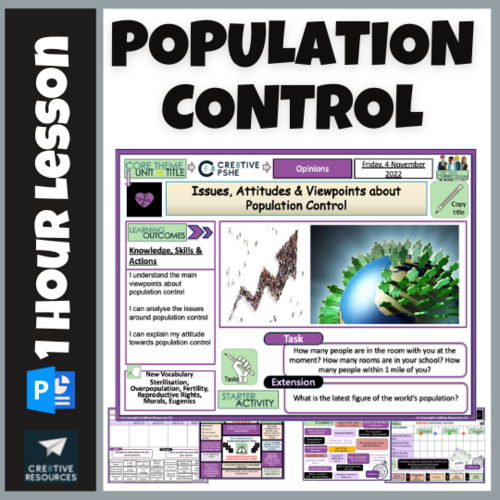 Population Control RE Lesson | Teaching Resources
