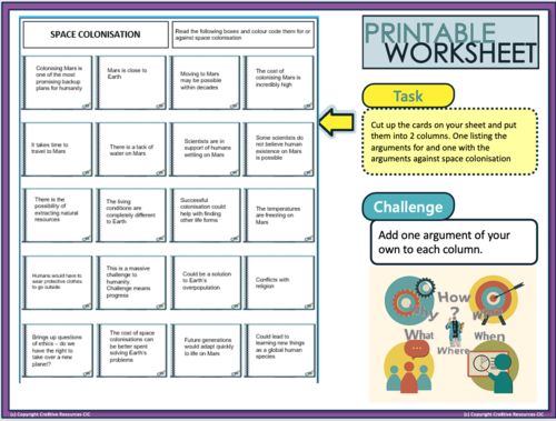 Space Colonisation | Teaching Resources