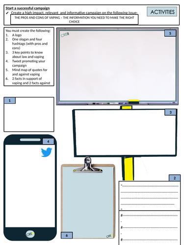 Vaping - PSHE lesson | Teaching Resources