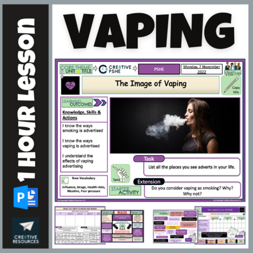 Vaping - PSHE lesson | Teaching Resources