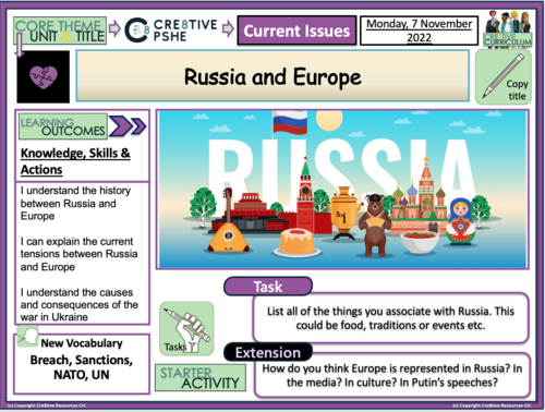 Russia And Europe | Teaching Resources