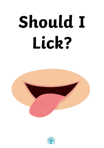 Licking Social Story | Teaching Resources