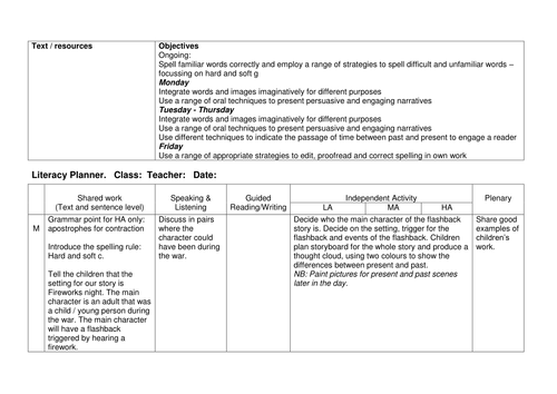 Year 6 Literacy Plans Autumn Spring Summer Sats Revision Weeks Roald ...