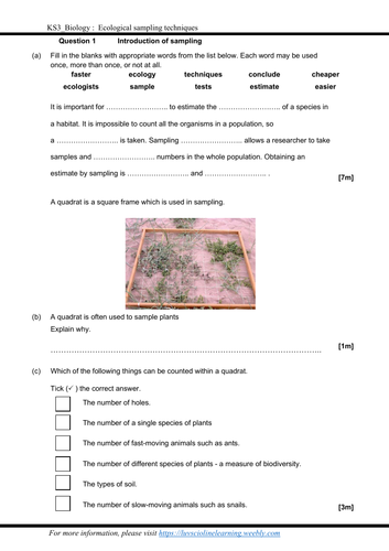 KS3_Secondary 1 checkpoint_worksheet and revision (with answer script ...