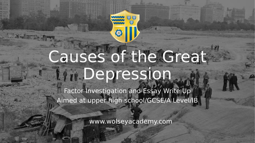 Causes of the Great Depression | Teaching Resources