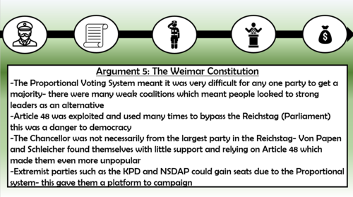 The Wall Street Crash Hitler Chancellor | Teaching Resources