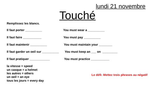Studio 3 - Bien dans sa peau (6 lessons) | Teaching Resources
