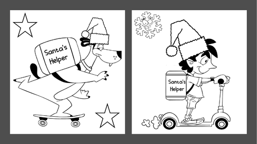 Santa's Little Helpers Colouring Sheets | Teaching Resources Santa's Little Helpers Colouring Sheets | Teaching Resources