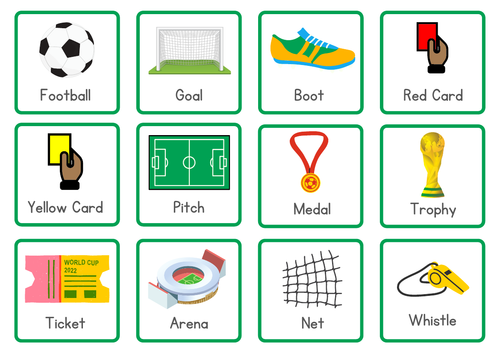 FIFA World Cup 2022 Football Memory / 20X Cards Flashcard Game. Soccer ...