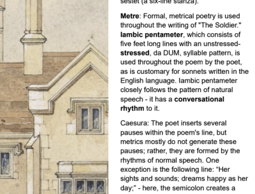 'The Soldier' by Rupert Brooke - Lesson + Study Guide | Teaching Resources