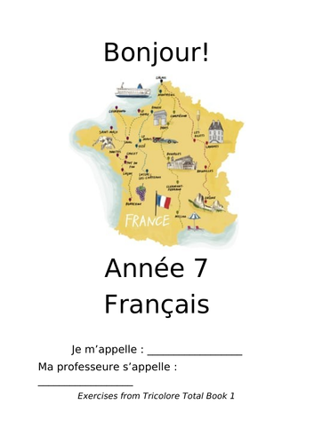 French beginners booklet | Teaching Resources