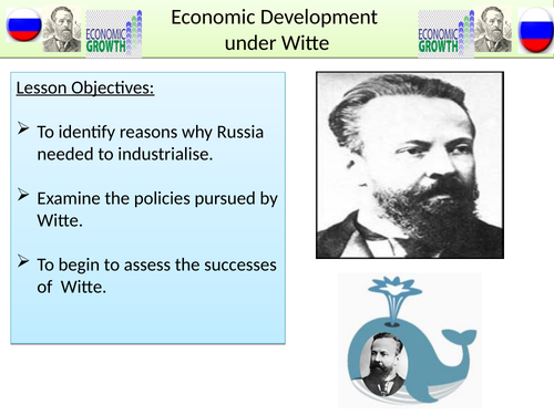Witte & Economic Reform - Russia | Teaching Resources
