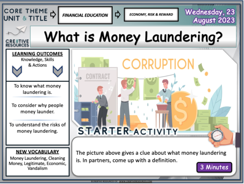 Money Laundering | Teaching Resources