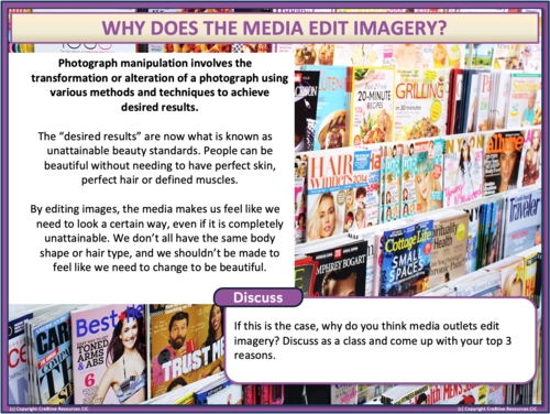 Photoshop & Airbrushing | Teaching Resources