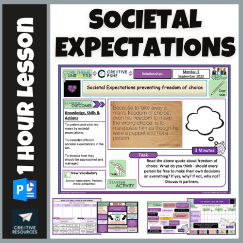 Society Expectations PSHE | Teaching Resources