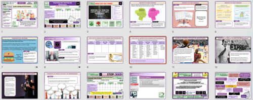 Improving Learning & Performance PSHE | Teaching Resources