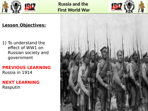 Russian Revolution - Causes - First World War | Teaching Resources