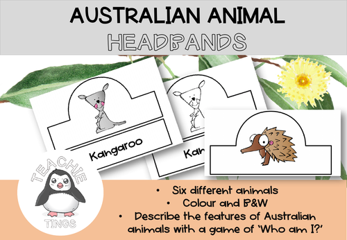 Australian Animal Information Report Writing Bundle | Living Things ...