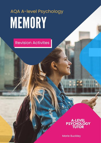 Memory | Revision activity booklet | AQA Psychology | Teaching Resources Memory | Revision activity booklet | AQA Psychology | Teaching Resources