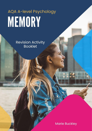 Memory | Revision activity booklet | AQA Psychology | Teaching Resources