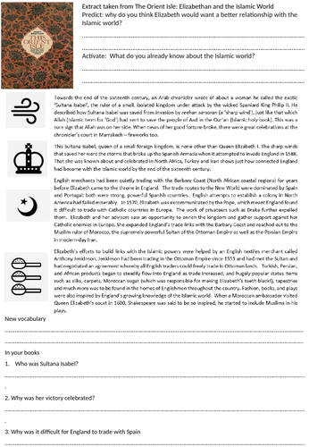KS3: Elizabeth I and Akbar - Golden and Great | Teaching Resources