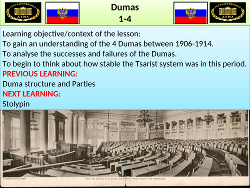 Dumas 1-4 - Constitutional Era | Teaching Resources