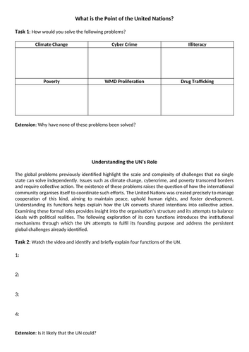Global Politics: What is the point of the United Nations? UPDATED 2025 ...
