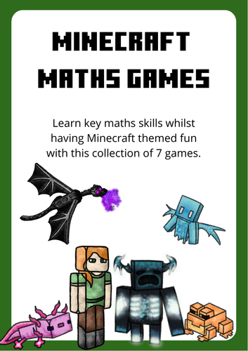 Minecraft Maths Games (Mini Pack) | Teaching Resources