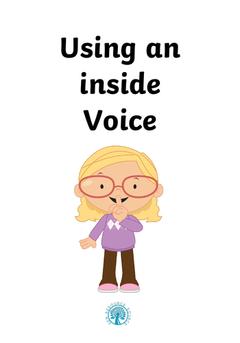 Using an Inside Voice Social Story | Teaching Resources