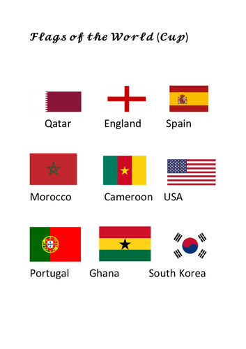 World Cup 2022 Literacy Activities | Teaching Resources