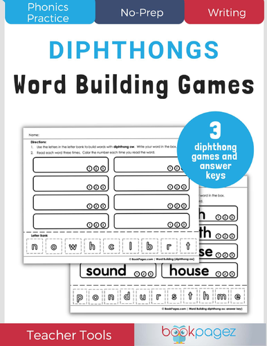 Word Building Games: Diphthongs | Teaching Resources