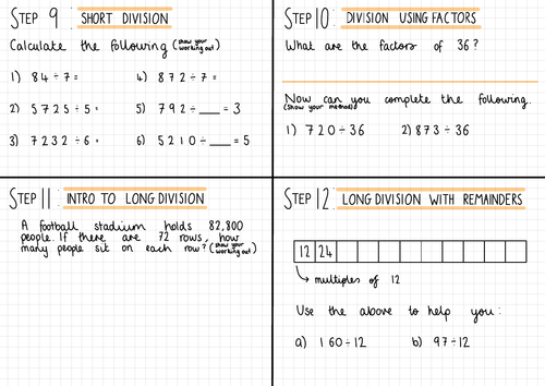 White Rose Maths Year 6 Autumn Block 2 Homework (Addition, Subtraction ...