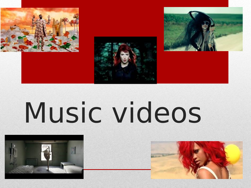 Media Studies - Music Videos introduction | Teaching Resources