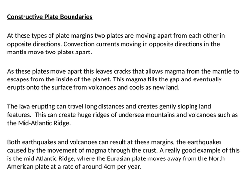 Plate boundaries | Teaching Resources