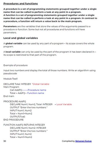 iGCSE - O-Level Programming (2210-0478) | Teaching Resources iGCSE - O-Level Programming (2210-0478) | Teaching Resources