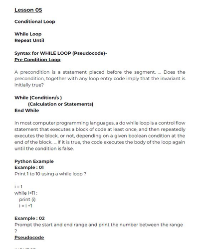 iGCSE - O-Level Programming (2210-0478) | Teaching Resources iGCSE - O-Level Programming (2210-0478) | Teaching Resources