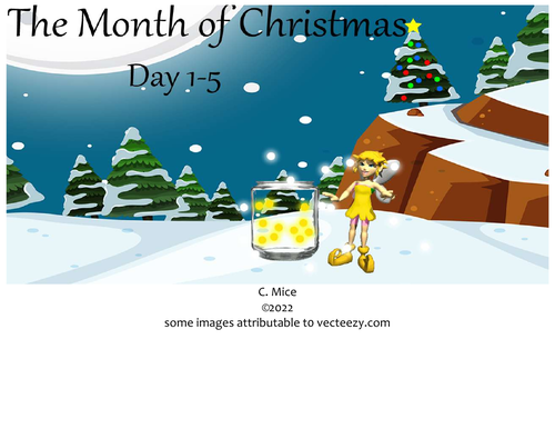 The Month of Christmas - Day 1-5 | Teaching Resources