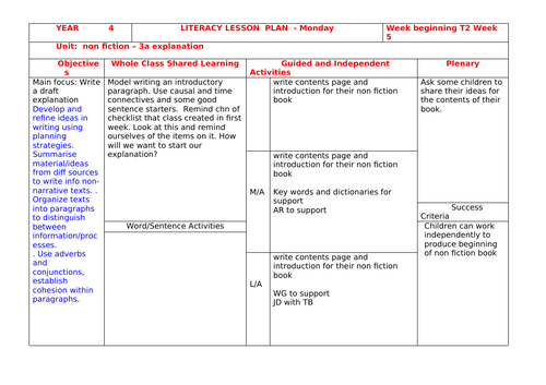 Year 4 Literacy and Maths Planning | Teaching Resources