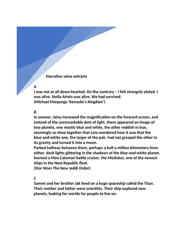 AQA Step Up to English: Component 2 SCIENCE-FICTION Unit | Teaching ...