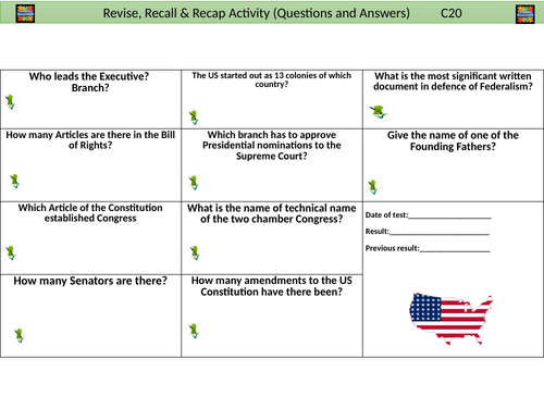 US Congress - Functions and Powers. US Gov and Politics | Teaching ...