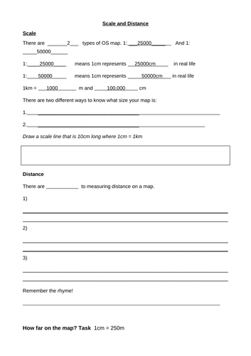 L6 - Scale and distance slides and resources | Teaching Resources