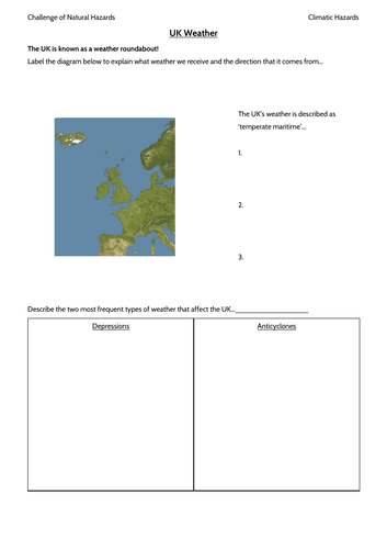 AQA GCSE Challenge of Natural Hazards Resources | Teaching Resources
