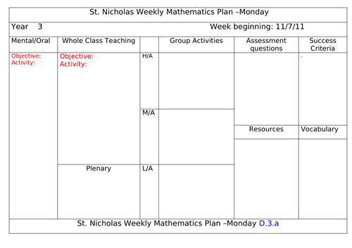 Year 3 Literacy and Maths Planning | Teaching Resources