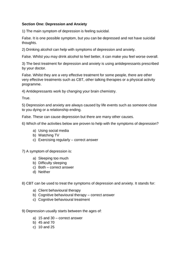 Health and Wellbeing Lesson PSHE | Teaching Resources