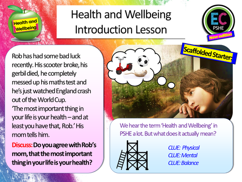 Health and Wellbeing Lesson PSHE | Teaching Resources